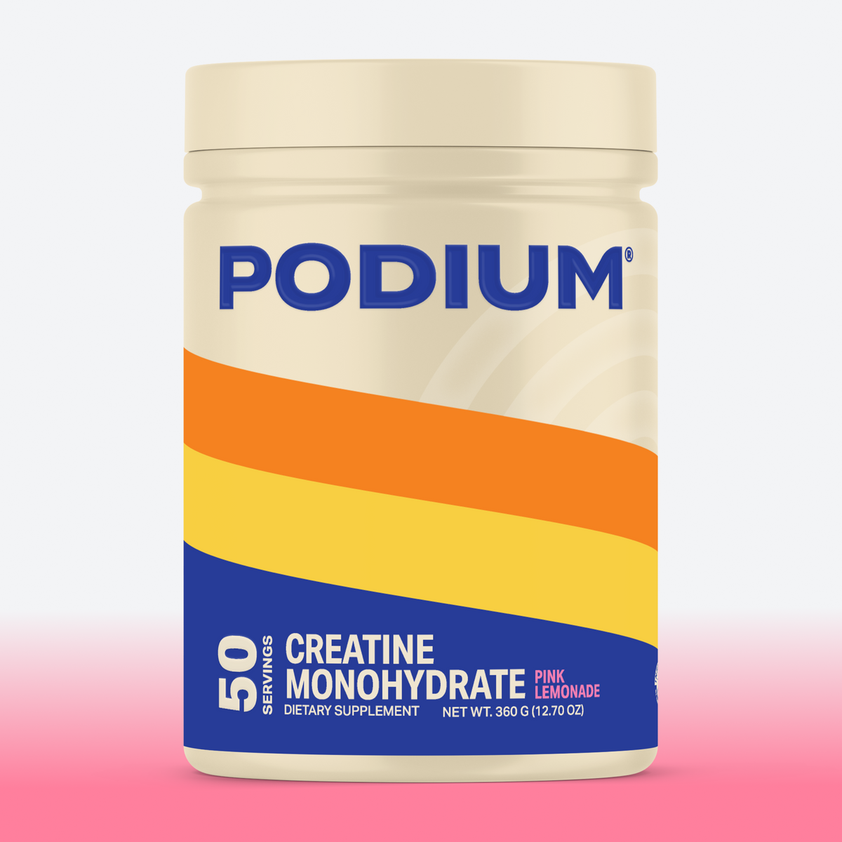 Flavored Creatine Monohydrate | Pink Lemonade – PODIUM